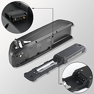 Joyisi Ebike Battery 48V 13Ah Ebike Lithium Battery for 250W 500W 750W 1000W Electric Bicycles Motor and Bike Motor Conversion Kit