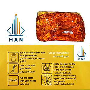 100 Pcs Wholesale Easy Sweet to Prepare Packs for Hair Removal Waxing, Waxing, Sugar Honey Sweetener Paste Natural For All Body Parts All Hair Types Brazilian Bikini Underarms Easy To Prepare - 100 packs