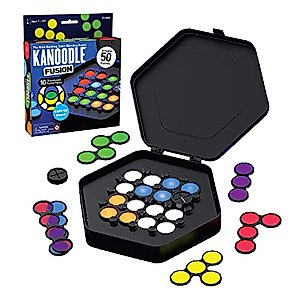 Educational Insights Kanoodle Fusion Light-Up Puzzle Game for Kids, Teens, & Adults, Brain Teaser Puzzle Game Featuring 50 Challenges, Stocking Stuffers, Ages 7+