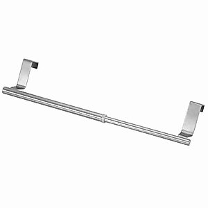 Stainless Steel Towel Pub, Adjustable Retractable Towel Holder Smoothing Comfortable Wall Mounted Bathroom Towel Rack for Bathroom Bedroom Kitchen Hotel (34cm Retractable Horizontal bar)