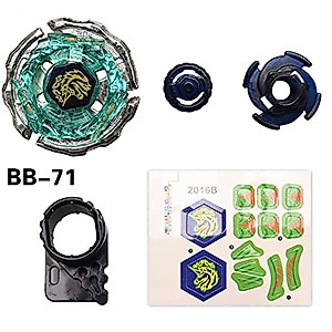 Anliv Art Gyros 6 Pack Bey Burst Battling Tops Metal Fusion Starter Set with Stickers Two Launchers