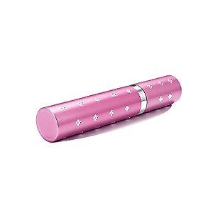Lipstick Stun Gun for Women, self defense flashlight Stun guns with Safety Disable Pin.Wall Charger Included (Pink)