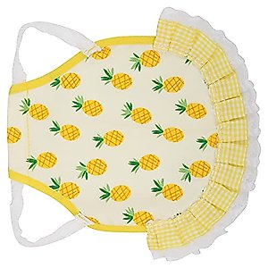 Pet Vest, Make The Chickens Feel Warm Hen Aprons Designed with Elastic Band Make The Feathers Grow Better for Home for Outdoors for Daily for Chicken(Pineapple)