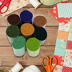 EXCEART 18pcs Wool Area Rugs Plush Yarn Cotton Ball Woobie Blanket Knitting Yarn Thick Bobbin Quilting Thread Bracelet String Carpet Embroidery Friendship braclets Floss