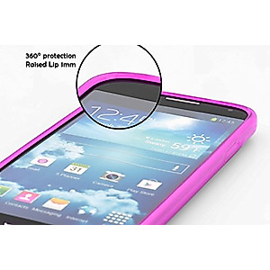 Cadorabo Case Compatible with LG L70 (1.SIM) in Pink - Shockproof and Scratch Resistant TPU Silicone Cover - Ultra Slim Protective Gel Shell Bumper Back Skin