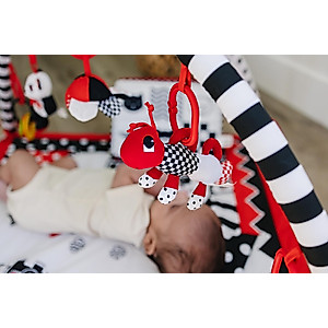 Black, White & Red Activity 3D Playmat & Gym