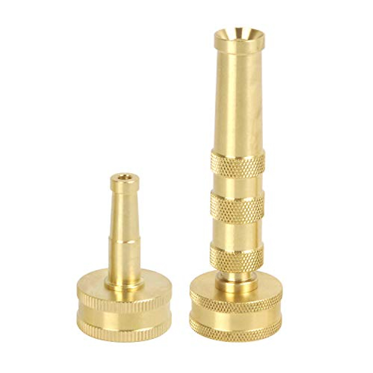 Aqua Joe SJI-4BHNC Ultimate Solid Brass, Heavy Duty Adjustable Twist Nozzle and Jet Sweeper Nozzle