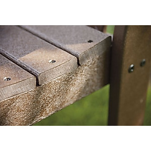 POLYWOOD GNB24MA Vineyard Garden Arm Chair, Mahogany