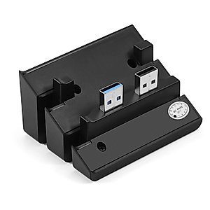 Santing ABS USB Hub, Professional Multi-Port USB Hub, with LED Indicators for Ps4 Pro Console Easy Installation Ps4 Pro Default