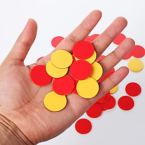Mr. Pen- Two Color Counters, 100 pcs, Counters for Kids Math, Counters, Math Counters, Red and Yellow Counters, Math Counters for Kids, Counting Chips, Counters for Math