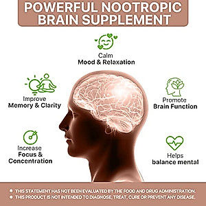 JYHSGD Super Mushroom Gummies for Adults, 10 Blend Mushroom Complex for Focus, Energy and Anxiety, Nootropic Brain Supplements, Boost Immunity, Shitake, Reishi, Turkey-Tail, Chaga, 60pcs