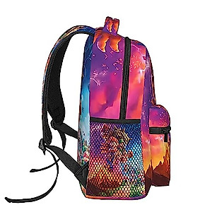 ZADIKO Anime Backpack, 16 Inch Cartoon Multifunction Laptop Daypack for Work/Travel/Outdoor (Anime1)