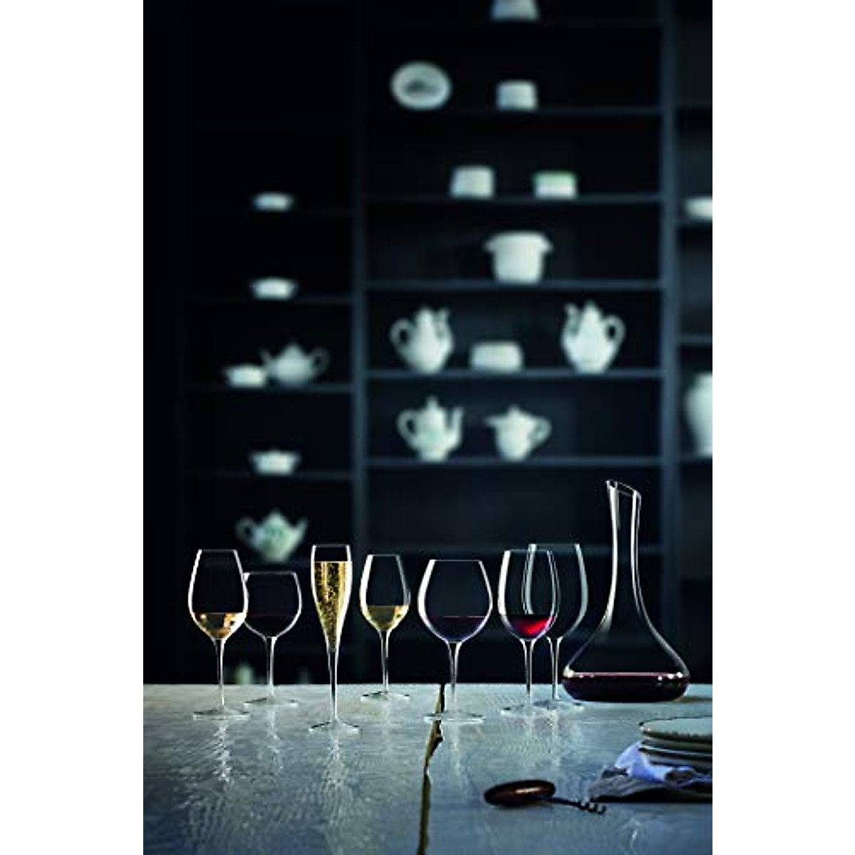 Luigi Bormioli Vinoteque 20 oz Ricco Red Wine Glasses, 6 Count (Pack of 1), Clear