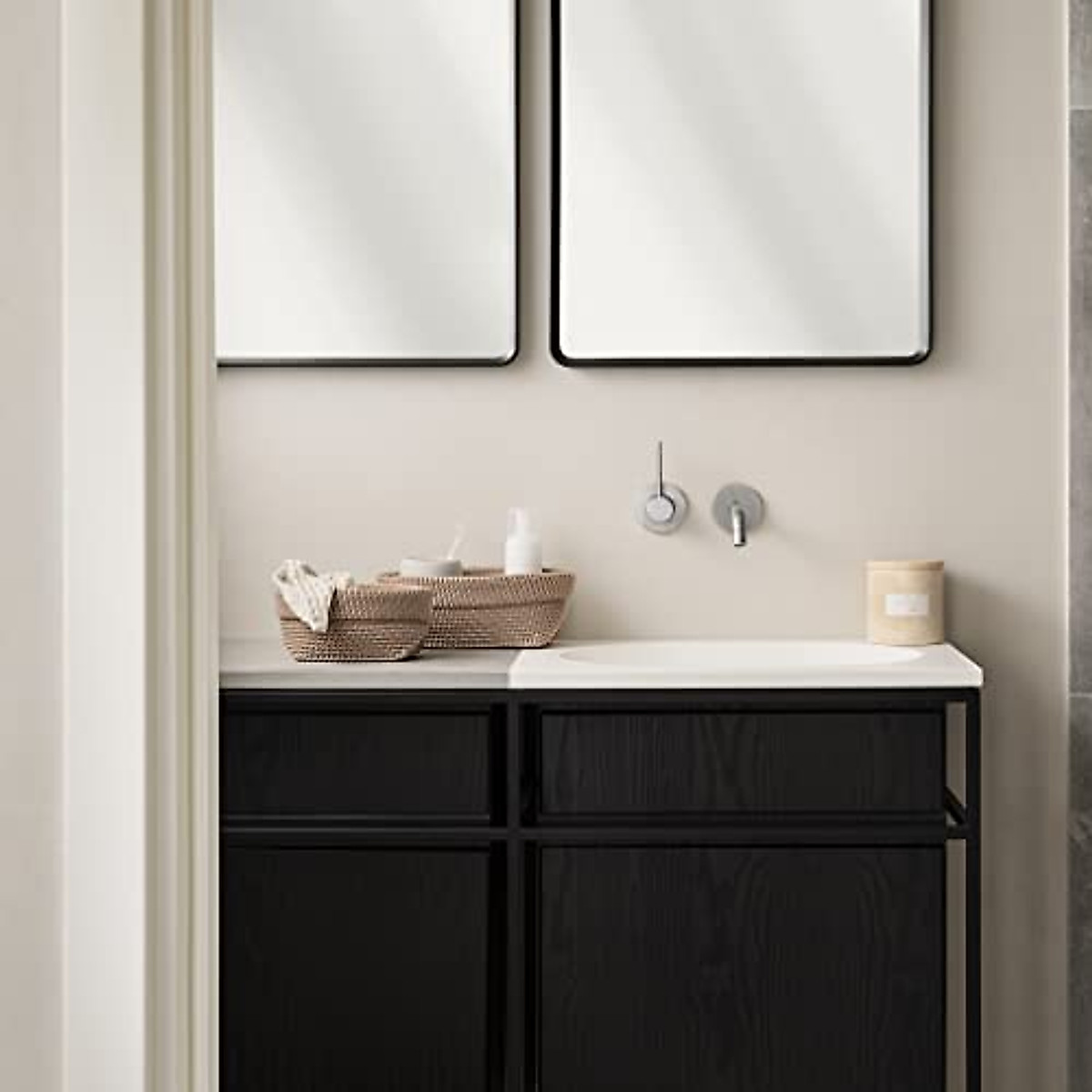 blomus TELA Crochet Storage Basket Set - Moonbeam (beige) - 2 baskets