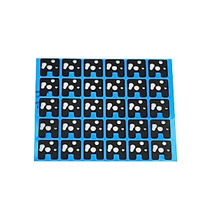 Mechkeeb PE EVA Poron 120pcs Switch Pads Switch Buffer Foam for Hotswappable PCB Soldered PCB (PE 120pcs)