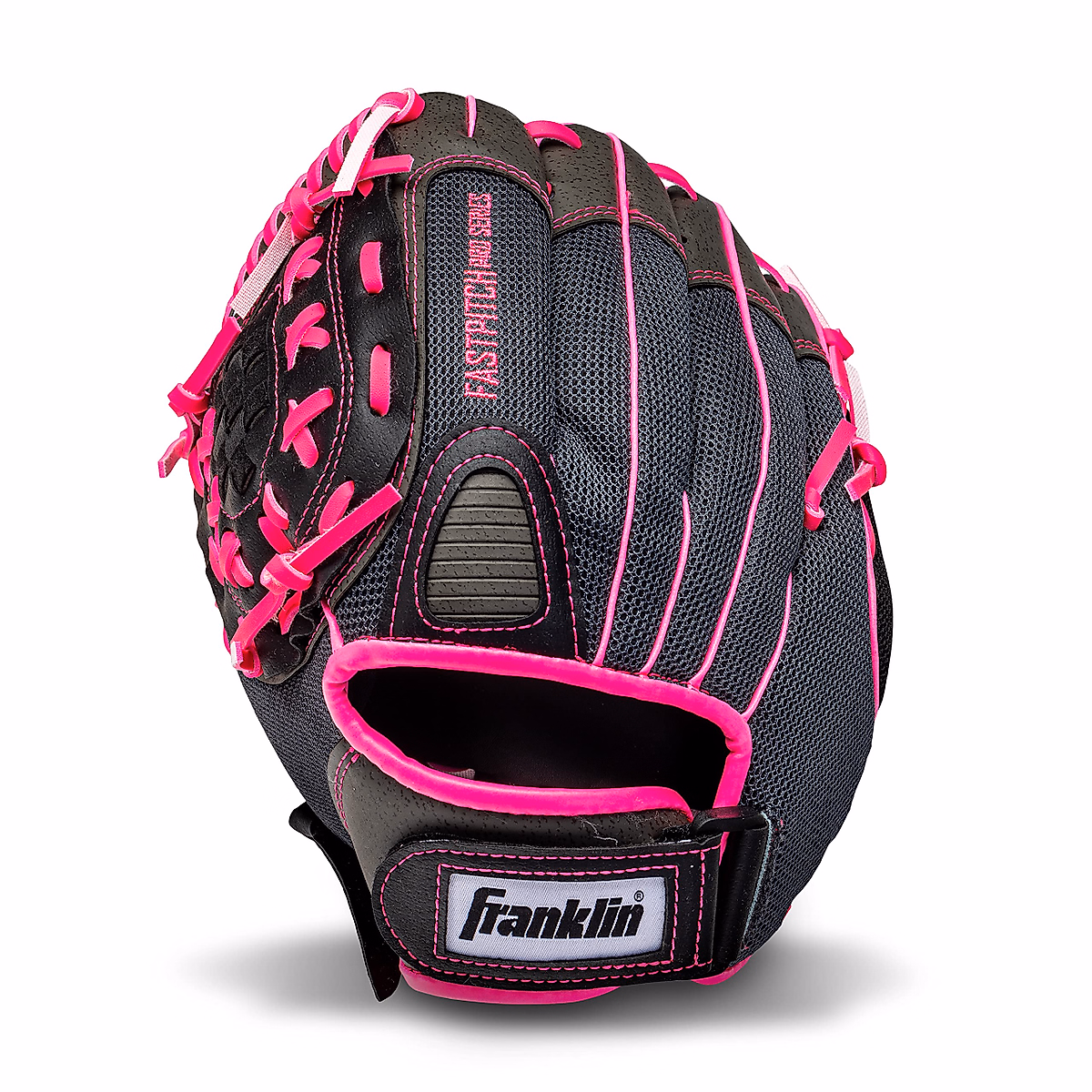 Franklin Sports Softball Glove - Left and Right Handed Softball Fielding Glove - Windmill Fastpitch Pro Series - Adult and Youth Fielding Glove - 12 Inch Left Hand Throw - Pink