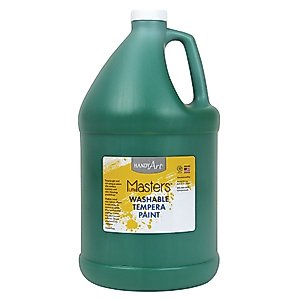 Handy Art Little Masters Tempera Paint, 1 Gallon (Pack of 1), Red 128 Fl Oz