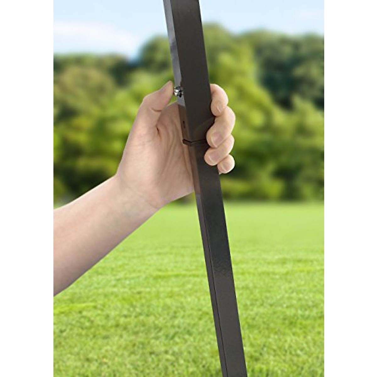 Quik Shade Go Hybrid 6' x 6' Sun Protection Pop-Up Compact and Lightweight 7' x 7' Base Slant Leg Backpack Canopy