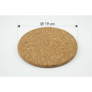 Ikea Heat Trivet Table Mat Cork Diameter 19 cm 3er Set 19cm