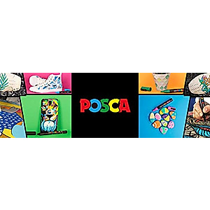 Mitsubishi Pencil Water-based Pen-Poska Medium letter round core 8 colors PC5M8C Japan