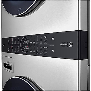 LG STUDIO Single Unit Front Load WashTower™ with Center Control™ 5.0 cu. ft. Washer and 7.4 cu. ft. Electric Dryer