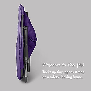 Urban Shop Faux Fur Saucer Chair, Purple