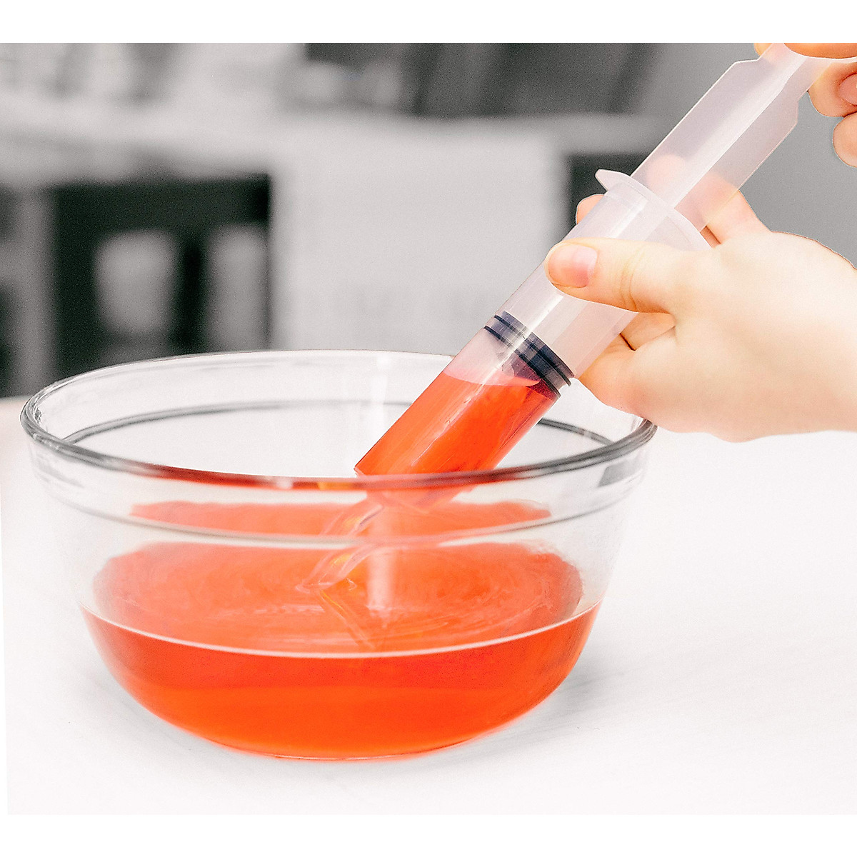 30 Pack 2.5 oz Reusable Jumbo Jello Shot Syringes BPA Free with Oversized Caps - Perfect for any party: Halloween, New Years, Nurses, Graduation, Superbowl, St. Patrick?s Day - By Wild Shots!