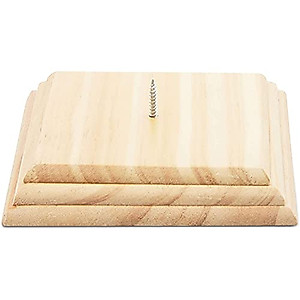 Juvale Lollipop Display Holder, Wooden Cake Pop Stand (9 Inches, 48 Holes)