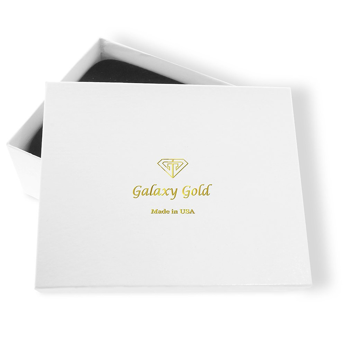 Galaxy Gold GG 14k Yellow Gold Genuine Diamonds & Heart-shaped Natural Sapphire Ring - Size 10.0