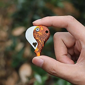 DHDestined Fateful Folding Pocket Knife, Mini Portable Knife, Unique Gift for Men Women Multicolor(orange)