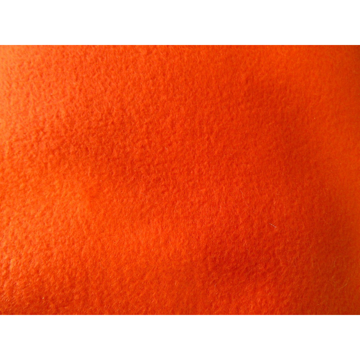 Orange Anti Pill Solid Fleece Fabric, 60” Inches Wide – Sold By The Yard