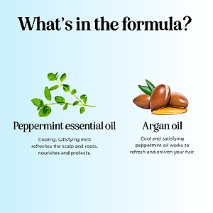 Sulfate Free Hard Water Shampoo and Conditioner - Hard Water Hair Treatments of Product and Minerals with Five Mint Essential Oils for Replenishing Hydration and Hair Shine - Paraben & Cruelty Free