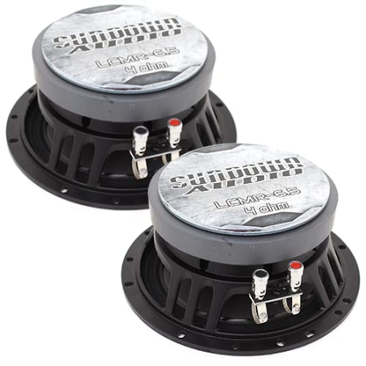 Pair of Sundown Audio LCMR-6.5 Pro Audio 6.5" 100W RMS 4 Ohm Midrange Speakers