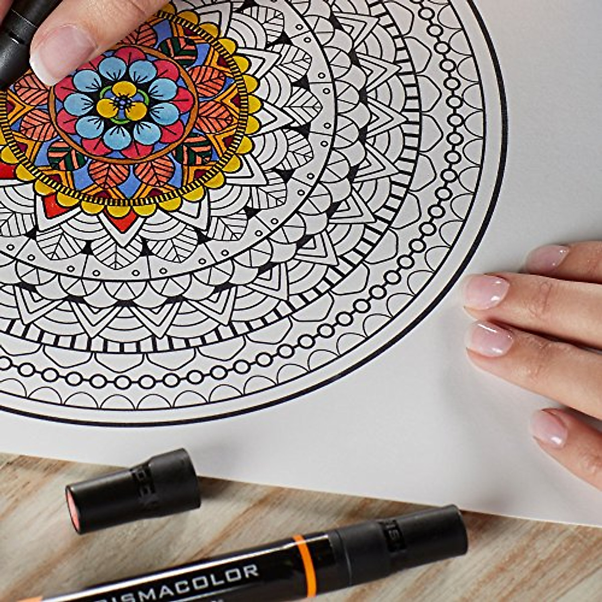 Prismacolor 97 Premier Double-Ended Art Markers, Fine and Chisel Tip, 24-Count with Carrying Case