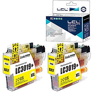 LCL Compatible Ink Cartridge Replacement for Brother LC3019 LC3017 XXL LC3017Y LC3019Y High Yield MFC-J5330DW J6530DW J6930DW J6730DW MFC-J5335DW MFC-J5730DW (2-Pack Yellow)