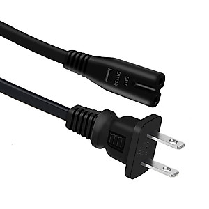 PKPOWER 6FT AC Power Cord Cable for HP Laserjet M182nw M203dw M227fdw M255dw 2-Prong Plug
