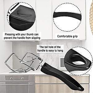 1 Pack Oven Tray Extractor Grills Extractor Oven Rack Push Pull Tool with Heat-Resistant Plastic Handle, Ideal for Lifting Tray/Grills from Oven, Toaster Oven, Air Fryer