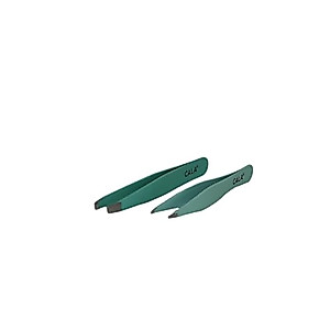 Cala Soft touch mint tweezer duo