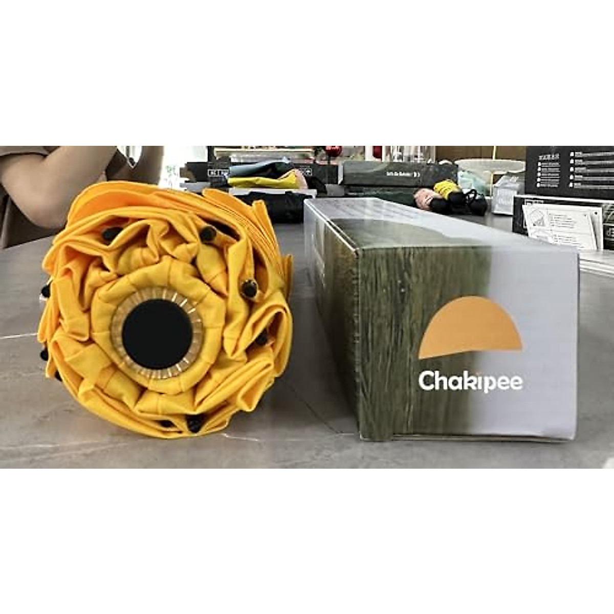 Chakipee Travel Inverted Umbrella Compact Windproof- Automatic reverse Umbrellas for Rain - Folding Portable 48inch Span, 10 Ribs Large Umbrella