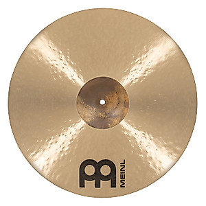 Meinl Cymbals Byzance 19" Traditional Polyphonic Crash with Raw Bell — Made in Turkey — Hand Hammered B20 Bronze, 2-Year Warranty (B19POC)