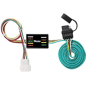 MECMO 4-Pin Trailer Wiring Harness for 2007-2011 Honda CRV, Plug-in Simple Custom-Fit T-Connector 4 Pin Hitch Wiring for Trailer Light Connect