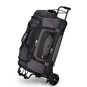 GoGo Travel Dolly Easy Storage Car Seat Dolly for Airport Lightweight Collapsible Dolly Black Handi Mover Cart, TD-30