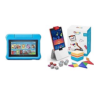 Fire 7 Kids Edition Tablet + Osmo Genius Kit Bundle (Blue)
