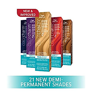 WELLA Color Charm Demi Permanent Hair Color, 8G Light Golden Blonde 2 oz
