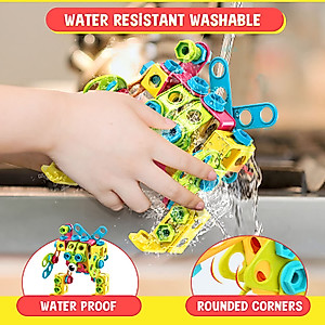 Dolanus 189 PCS STEM Toys Building Blocks - Toddler Toys for 3 4 5 6 7 8 Year Old Boys | Building Toys for Kids Ages 4-8 | STEM Activities for Kids Ages 5-7 | Present Birthday Gift for Boys