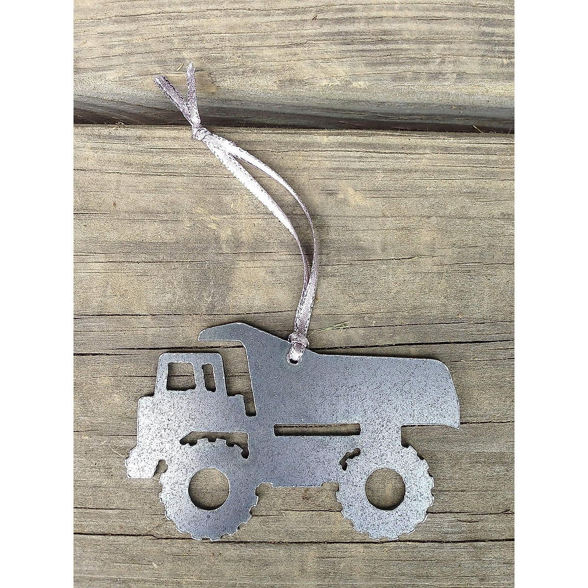 Dump Truck Metal Ornament