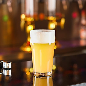 HIJIAD,Beer Tasting Glass Set - Includes 4 glass cups for IPA, beer, wheat beer, and dark beer, suitable for home and bar use.