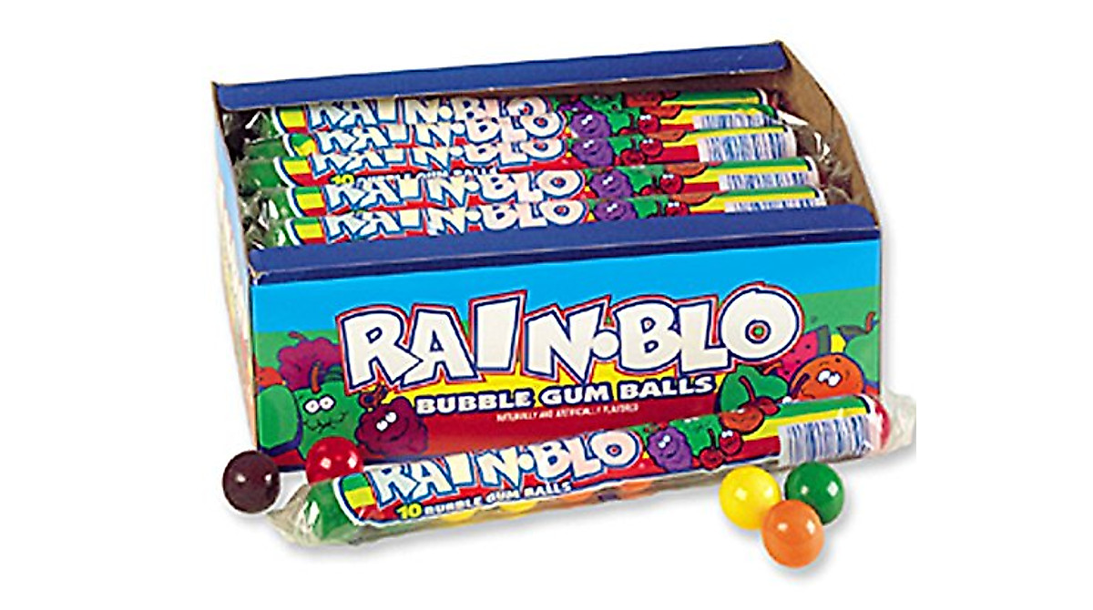 Buy Rain-blo Bubble Gum Balls - 24 Pack, Great Taste!