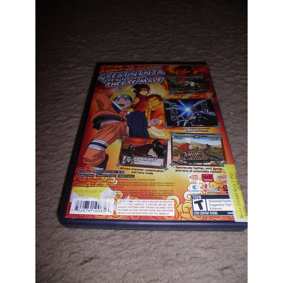 Naruto Ultimate Ninja 2 - PlayStation 2