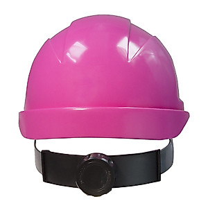 JORESTECH Safety Hard Hat Pink HDPE Cap Style Helmet with 4-Point Adjustable Ratchet Suspension for Work, Home, and General Headwear Protection ANSI Z89.1-14 Compliant HHAT-01